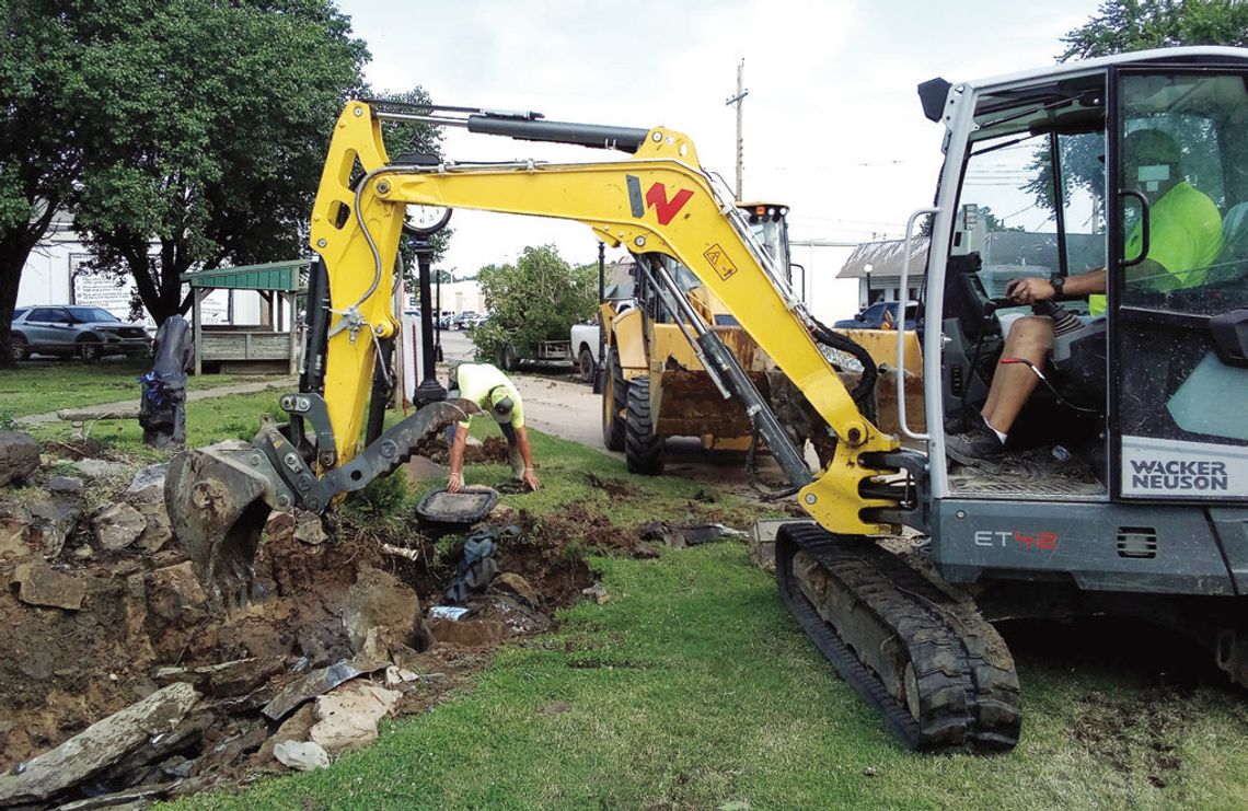 Demolition Begins on Corner of Broadway, Main