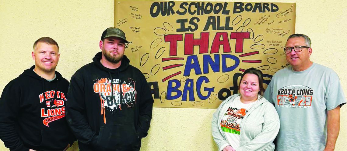 Keota Recognizes School Board